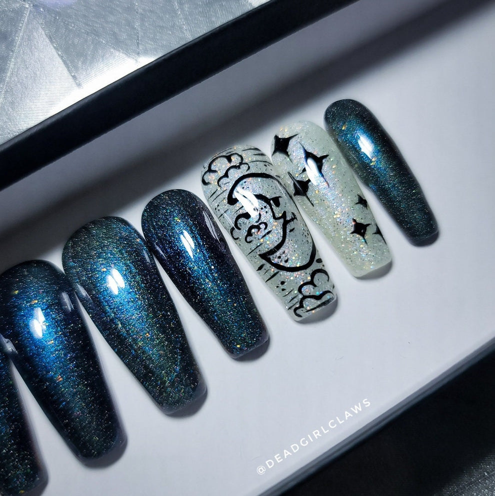 Celestial Press on Nail Set – DeadGirlClaws